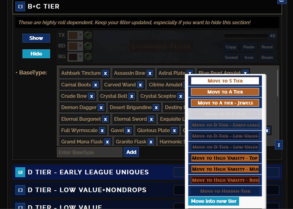 PoE Loot Filter Guide [Patch 3.27]